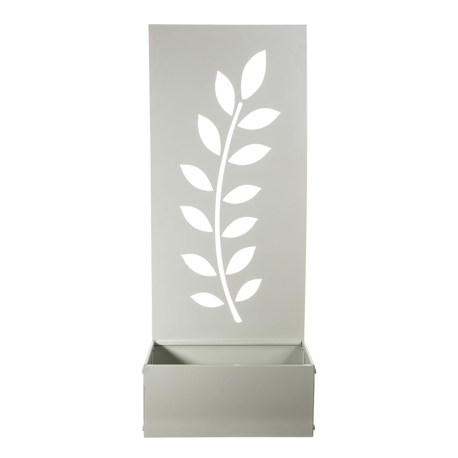 1.1m Sage Green Screen with Fern Design Artificial Plants